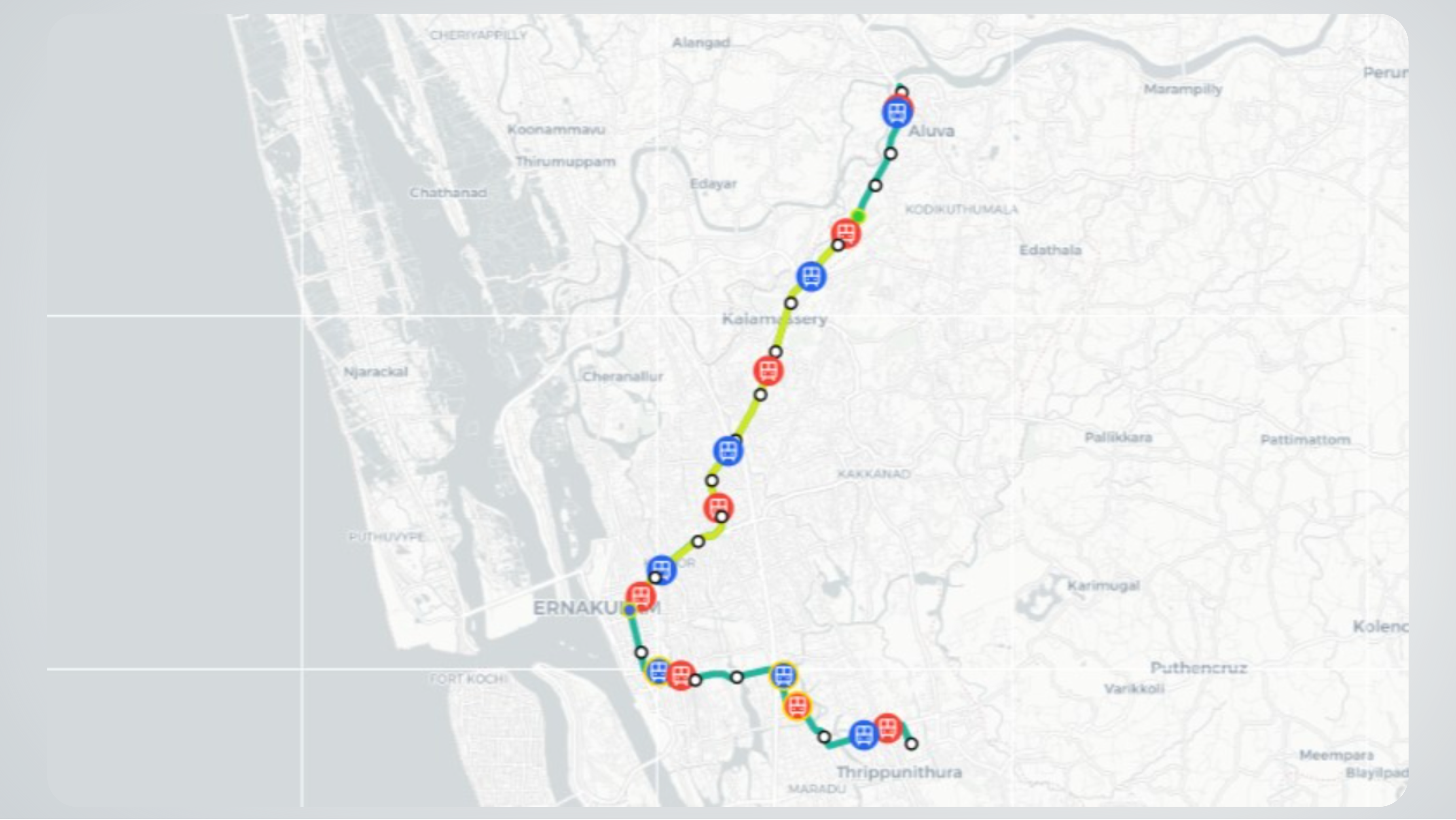 Kochi Metro Timings,Live Map,Fare Calculator
